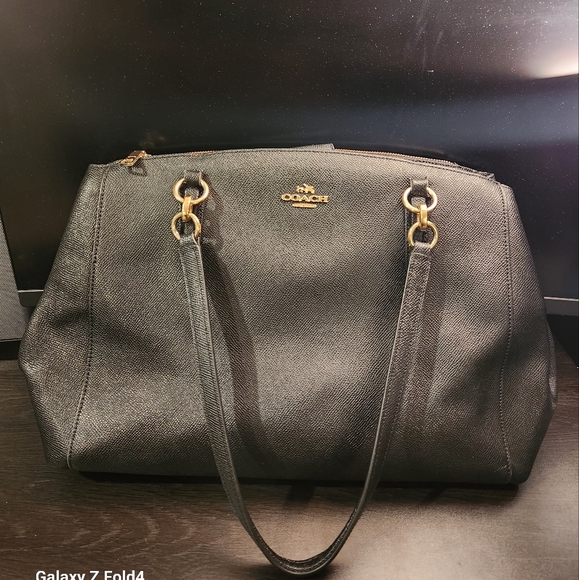 Coach | Bags | Coach F57525 Crossgrain Leather Christie Carryall ...